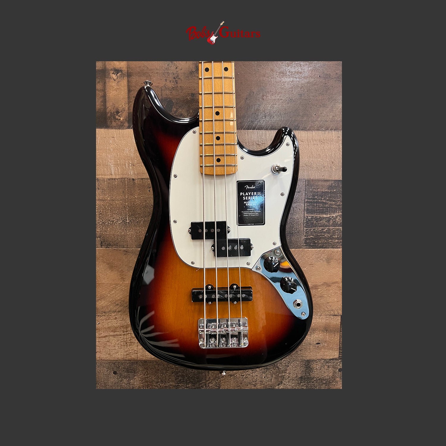 Fender Player II Mustang® Bass PJ, 3-Color Sunburst, SN: MX24060692 ...