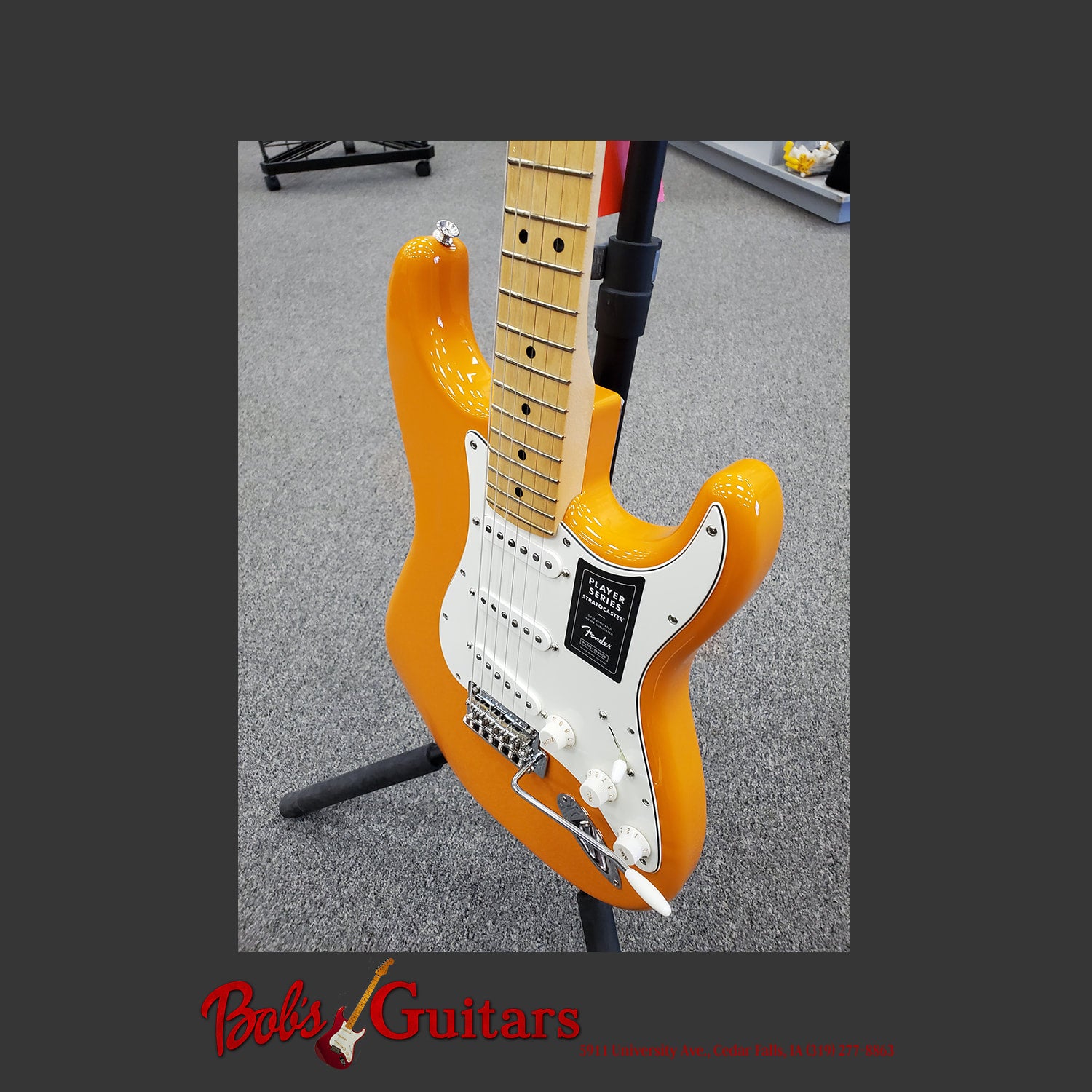 Fender Player Stratocaster®, Capri Orange, SN: MX22259155 | Bob's ...