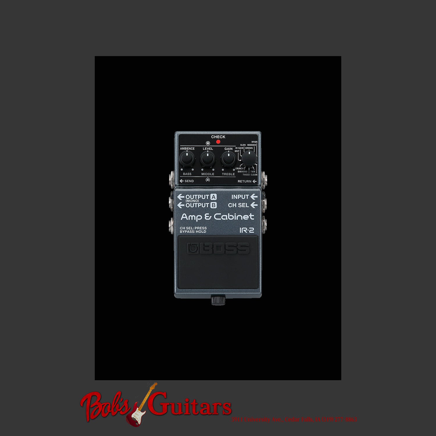 Boss IR-2 Amp & Cabinet Simulator | Bob's Guitars ~ 40+ years selling ...
