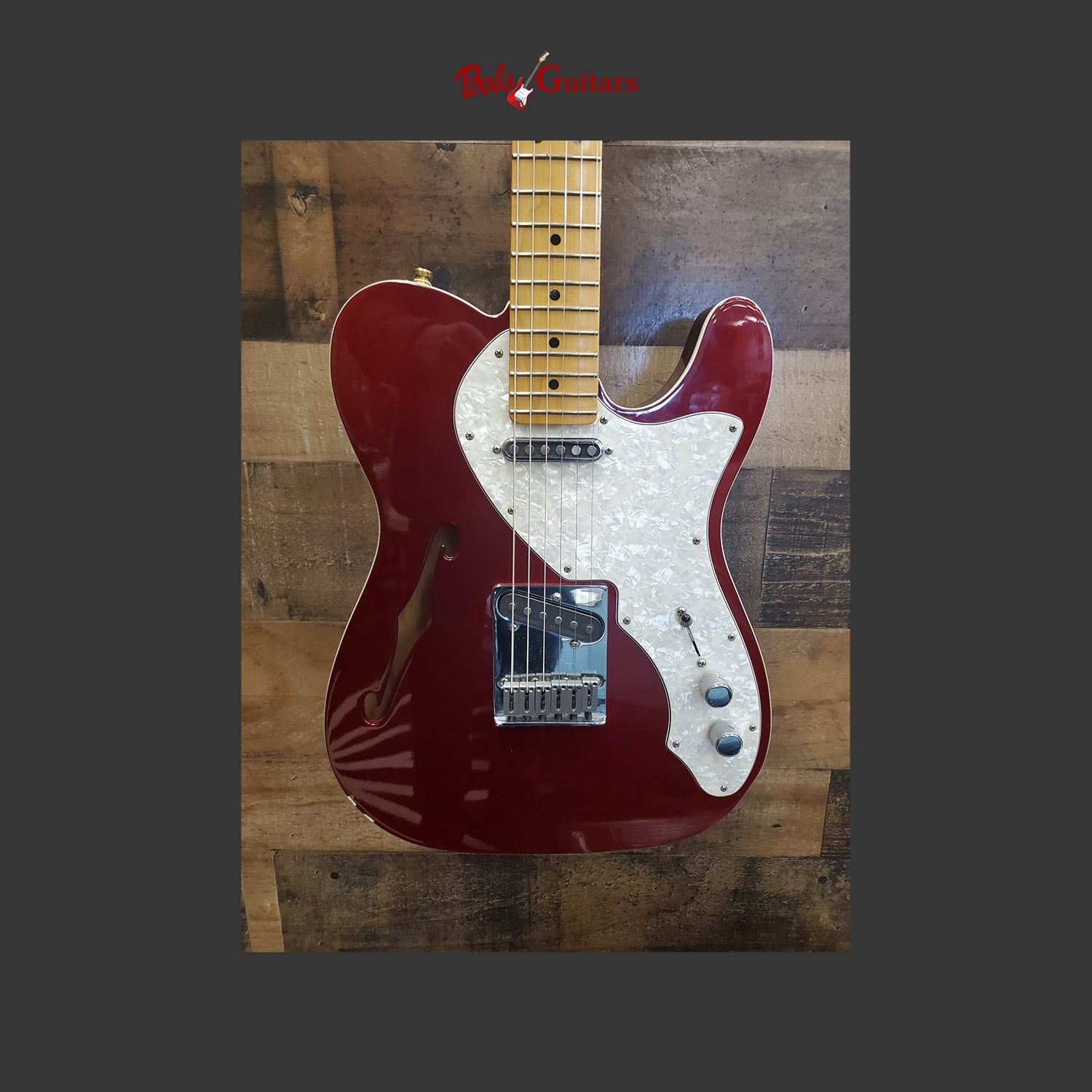Fender Deluxe Telecaster® Thinline, Candy Apple Red, SN: MX16758321 ...