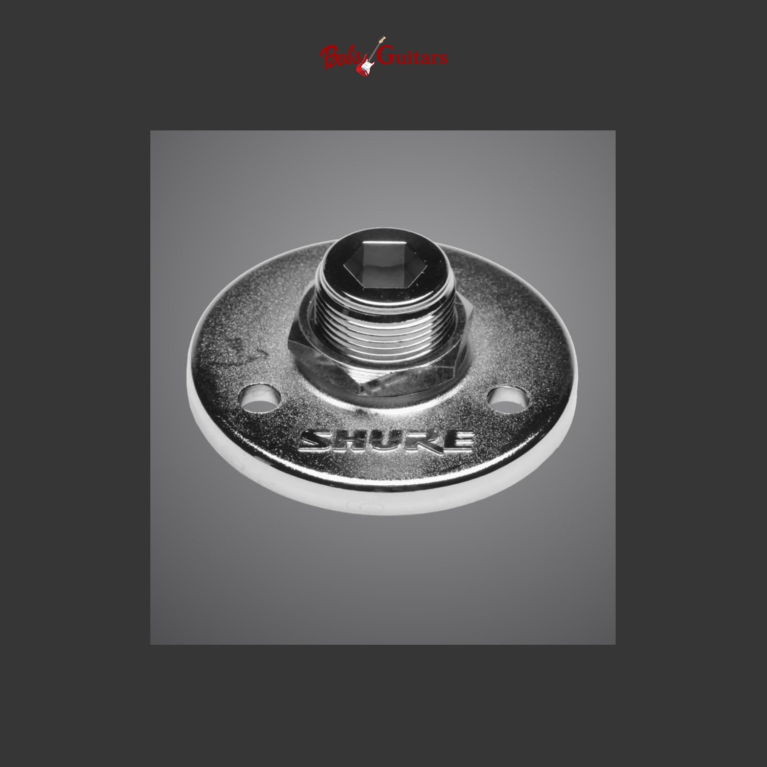 Shure A12-B Small Mounting Flange, Black | Bob's Guitars ~ 40+ years ...