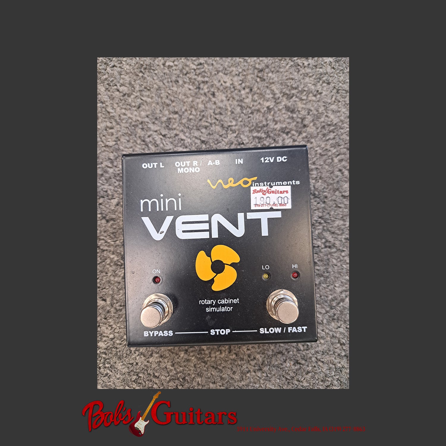Neo Instruments Mini Vent (Pre-Owned) | Bob's Guitars ~ 40+ years ...